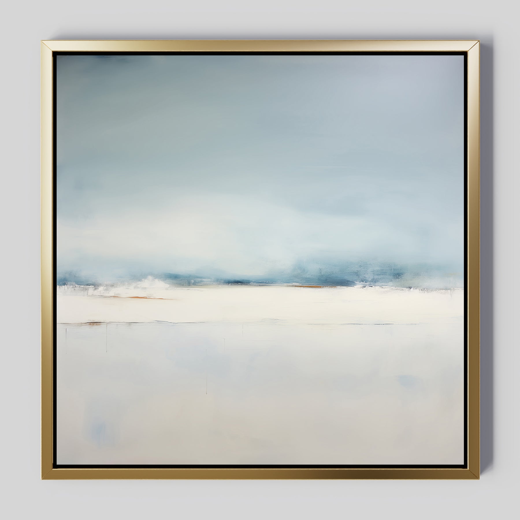 Misty Morning Abstract Canvas Art – Nordic Park
