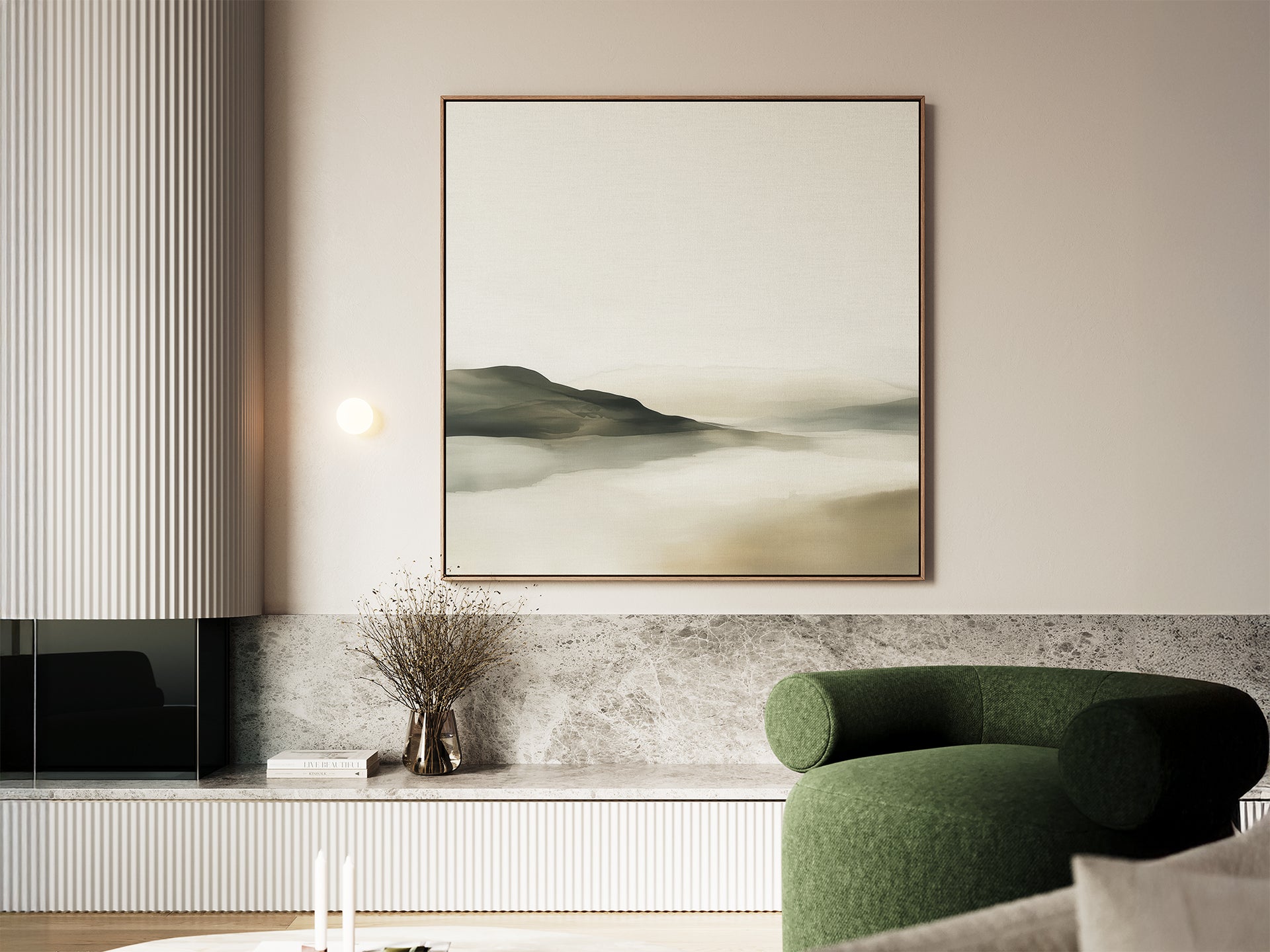 Nordic Park Art: Premium Abstract Wall Art | Japandi & Minimal Style